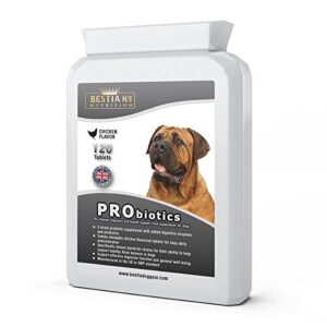 bestia k9 nutrition probiotics- the ultimate digestive and health support food supplement for dogs