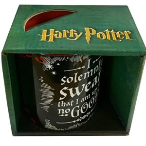 Silver Buffalo Harry Potter I Solemnly Swear That I Am Up to No Good Ceramic Mug, 14-Ounces