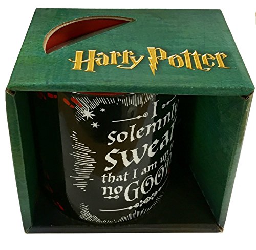 Silver Buffalo Harry Potter I Solemnly Swear That I Am Up to No Good Ceramic Mug, 14-Ounces