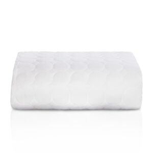 superior mat pad qt qn quilted mattress pad protector cover, queen, white