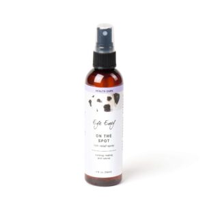 eye envy on the spot healing and itch relief spray |instant relief for hot spots & itchy, irritated skin | 100% natural & safe | ph balanced, non-toxic | prevents licking, chewing & scratching | 4 oz