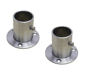 nelxulas stainless steel closet rod flange holder for pipe (ad2)