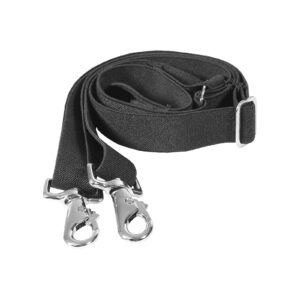 horze elastic horse blanket leg straps - black - one size