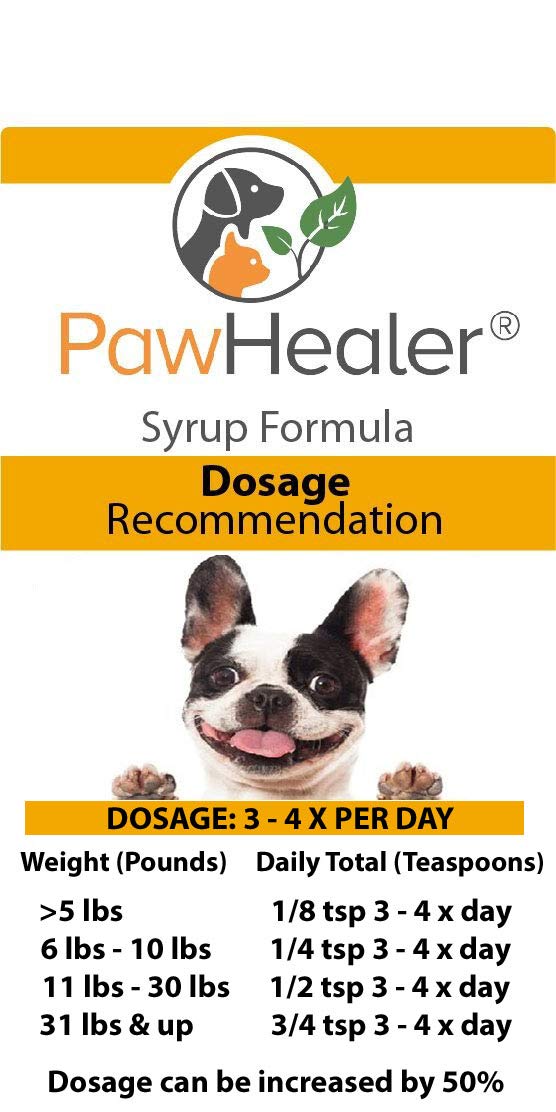 PawHealer® Hound Honey: Heart Syrup - Herbal Remedy for Dog's Cough - 5 fl oz - Suppressant - Herbal Remedy - Gagging & Wheezing Due to Heart…