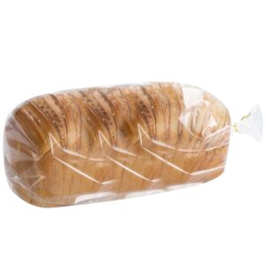 belinlen 200 count bread loaf bags with free twist ties (200 pack)