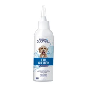 fresh & soothing ear cleaner for pets, 4oz