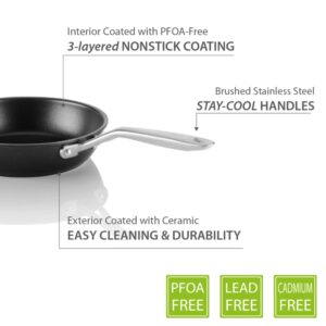 TECHEF - Onyx Collection Nonstick Cookware Set, Made in Korea (7-Piece Set)