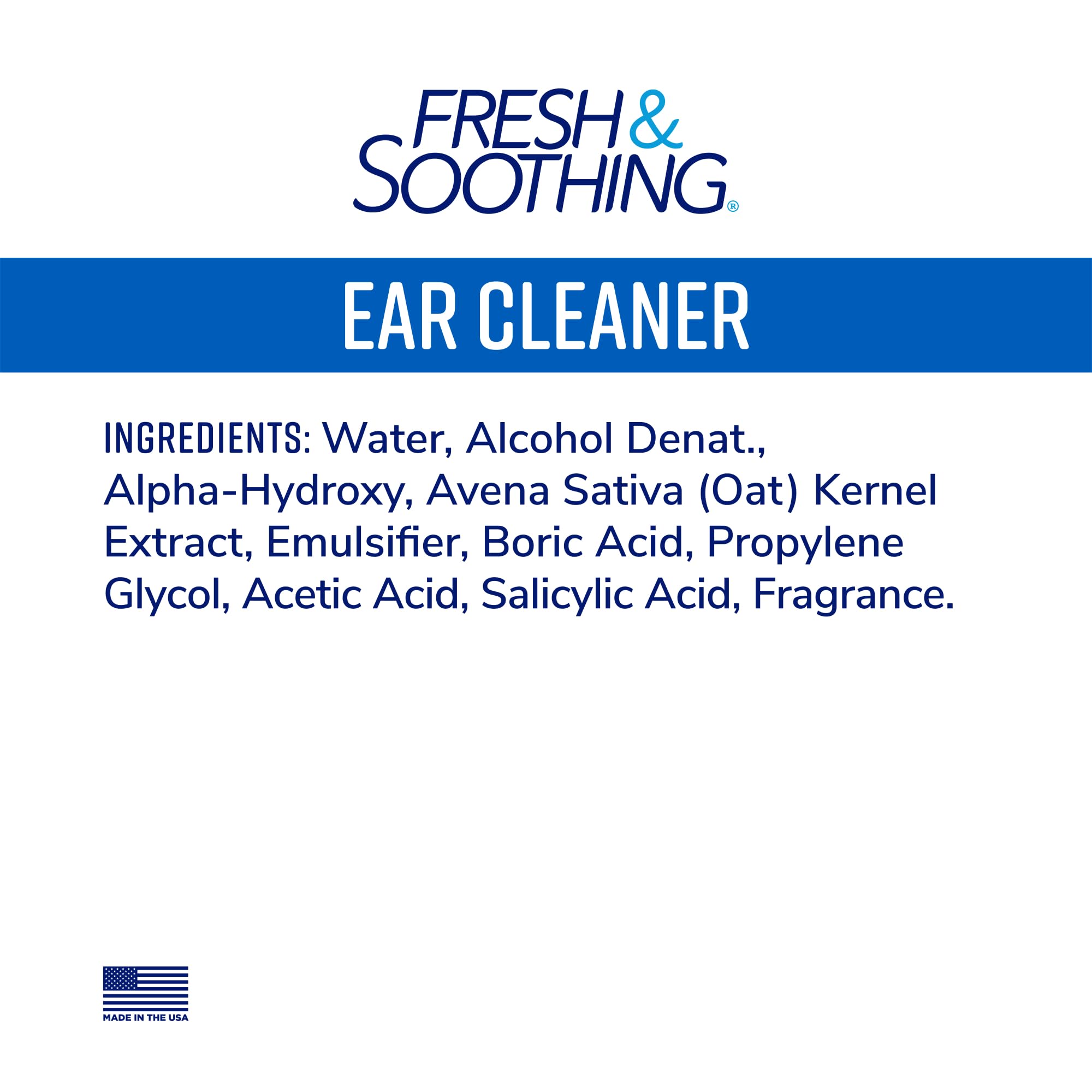 Fresh & Soothing Ear Cleaner for Pets, 4oz