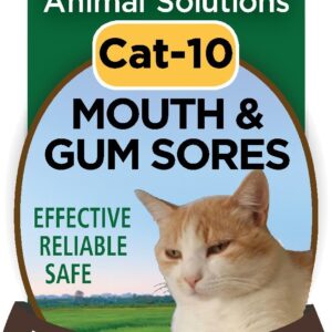 Homeopath Ellen's Turbo Cat-10 Mouth and Gum Sores by Remedi Animal Solutions ®