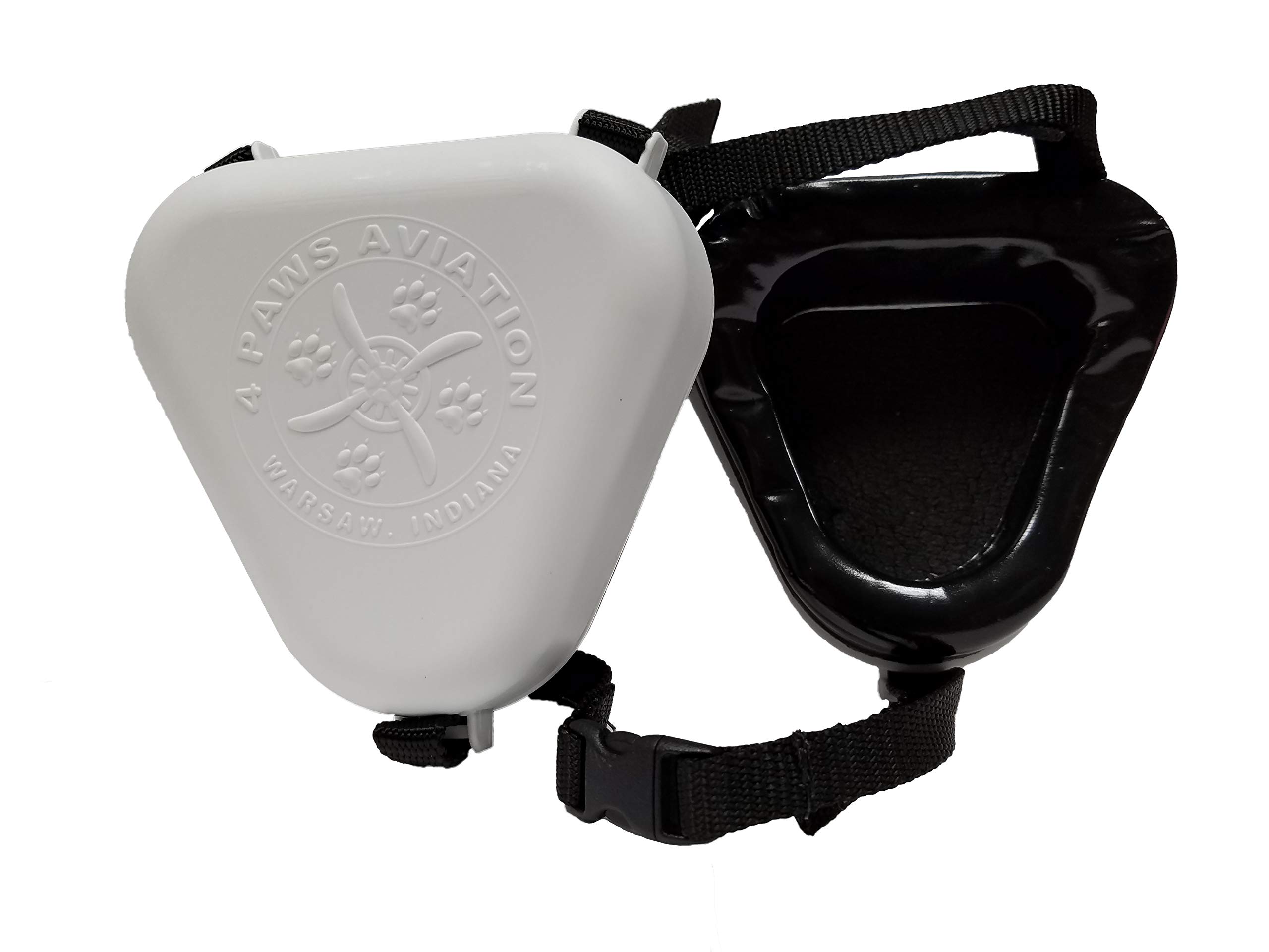 4 Paws Aviation K-9 Ear Muffs (Small, White)