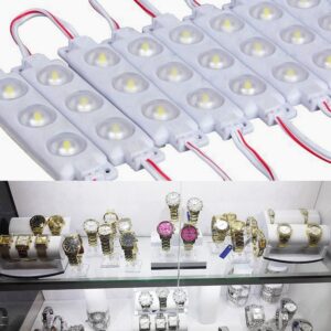 Store Showcase LED Lights 60 Leds 12V 40LM/chip Waterproof White Light with Project Lens for Store LED Project Decorative Light Fixtures