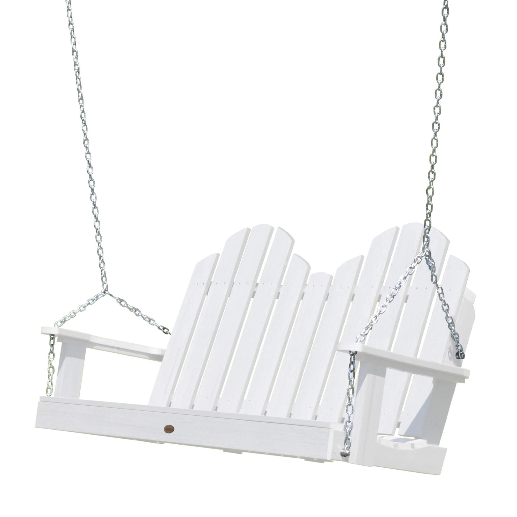 Highwood Classic Westport Adirondack Porch Swing, 4 Feet, White