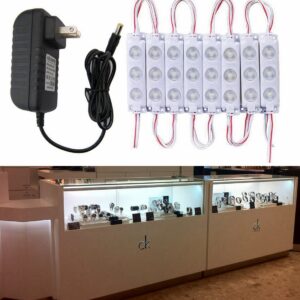 Store Showcase LED Lights 60 Leds 12V 40LM/chip Waterproof White Light with Project Lens for Store LED Project Decorative Light Fixtures