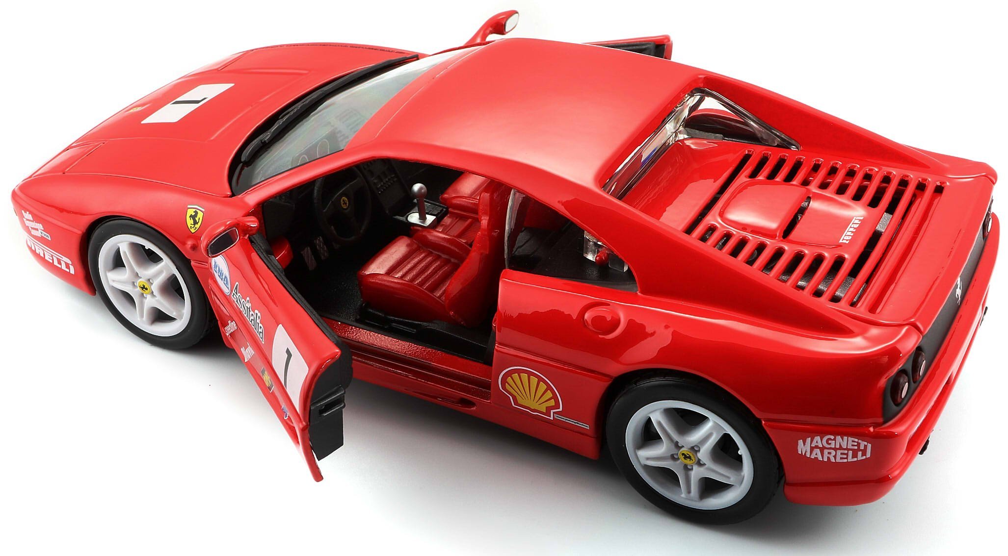 Bburago 18-26306 1/24 Scale - Ferrari F355 Challenge, Red