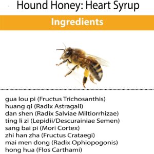 PawHealer® Hound Honey: Heart Syrup - Herbal Remedy for Dog's Cough - 5 fl oz - Suppressant - Herbal Remedy - Gagging & Wheezing Due to Heart…