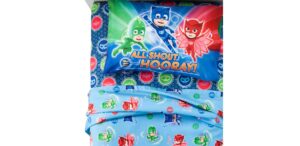 pj masks twin sheet set its hero time