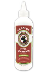 seamus otic ear solution - best ear cleaner for dogs, professionally formulated for itch, debris and smell, infused with essence of cucumber, melon, aloe vera and oatmeal extract