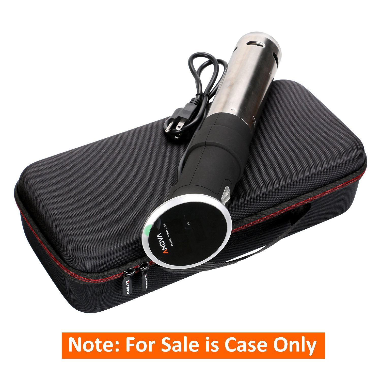 LTGEM Case Compatible with Anova Culinary Sous Vide Precision Cooker 2.0/3.0 / Pro, Black+Gray(Case Only)