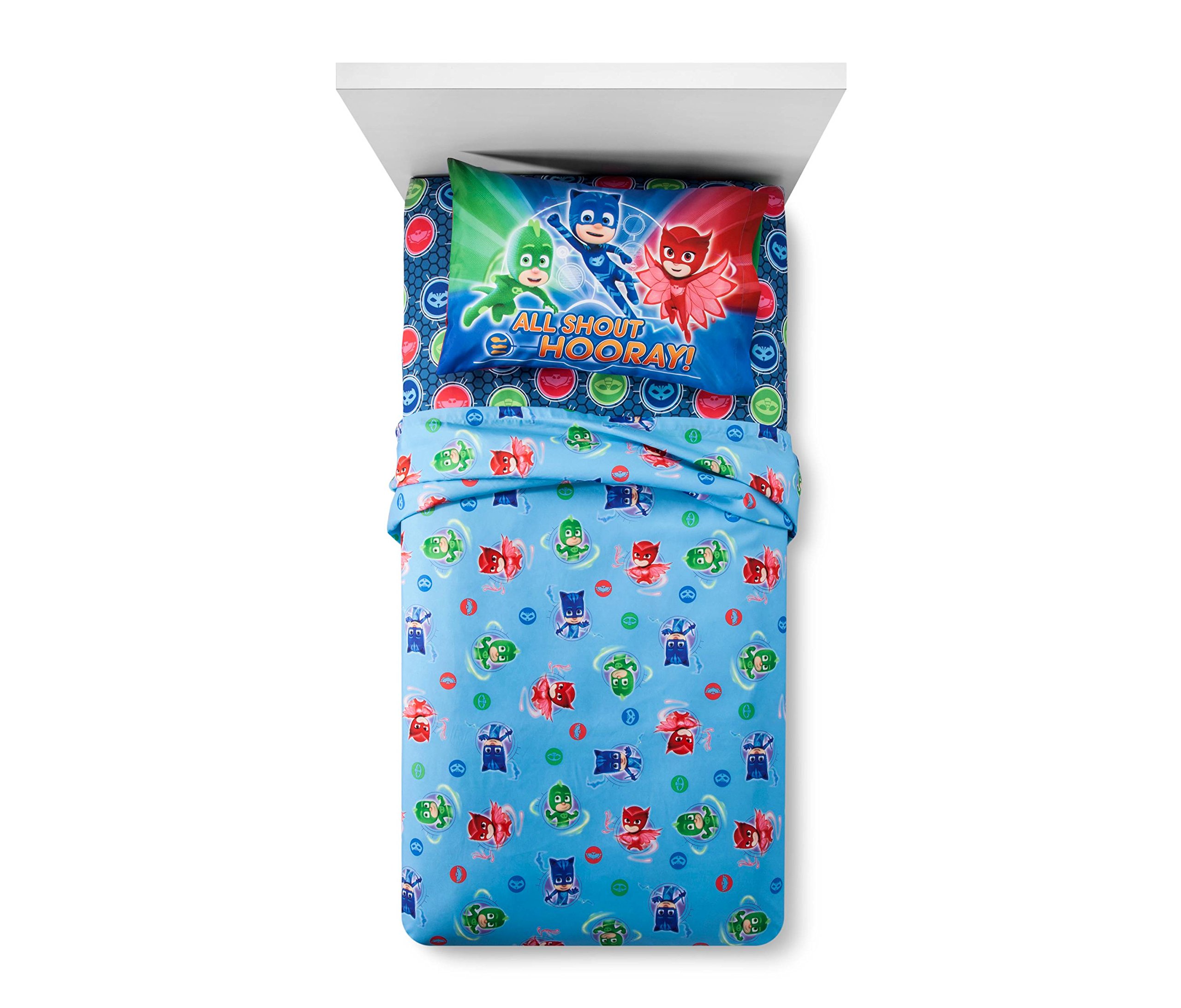 PJ Masks Twin Sheet Set Its Hero Time