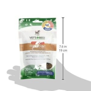 Vet's Best (3 Pack) Advanced Hip & Joint Soft Chews Dog Supplements, Each a 30 Day Supply