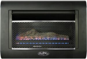 duluth forge ventless linear wall gas fireplace - 26,000 btu, t-stat, model df300l