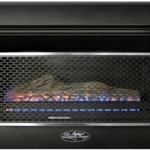 Duluth Forge Ventless Linear Wall Gas Fireplace - 26,000 BTU, T-STAT, Model DF300L