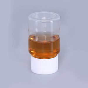 Bluecell 10 pcs Plastic Clear Empty Plastic Solid Powder Medicine Pill Cylindrical Chemical Container Reagent Bottle 80ml Product Name