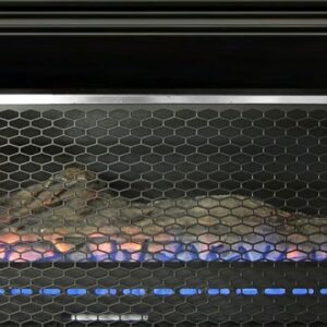 Duluth Forge Ventless Linear Wall Gas Fireplace - 26,000 BTU, T-STAT, Model DF300L