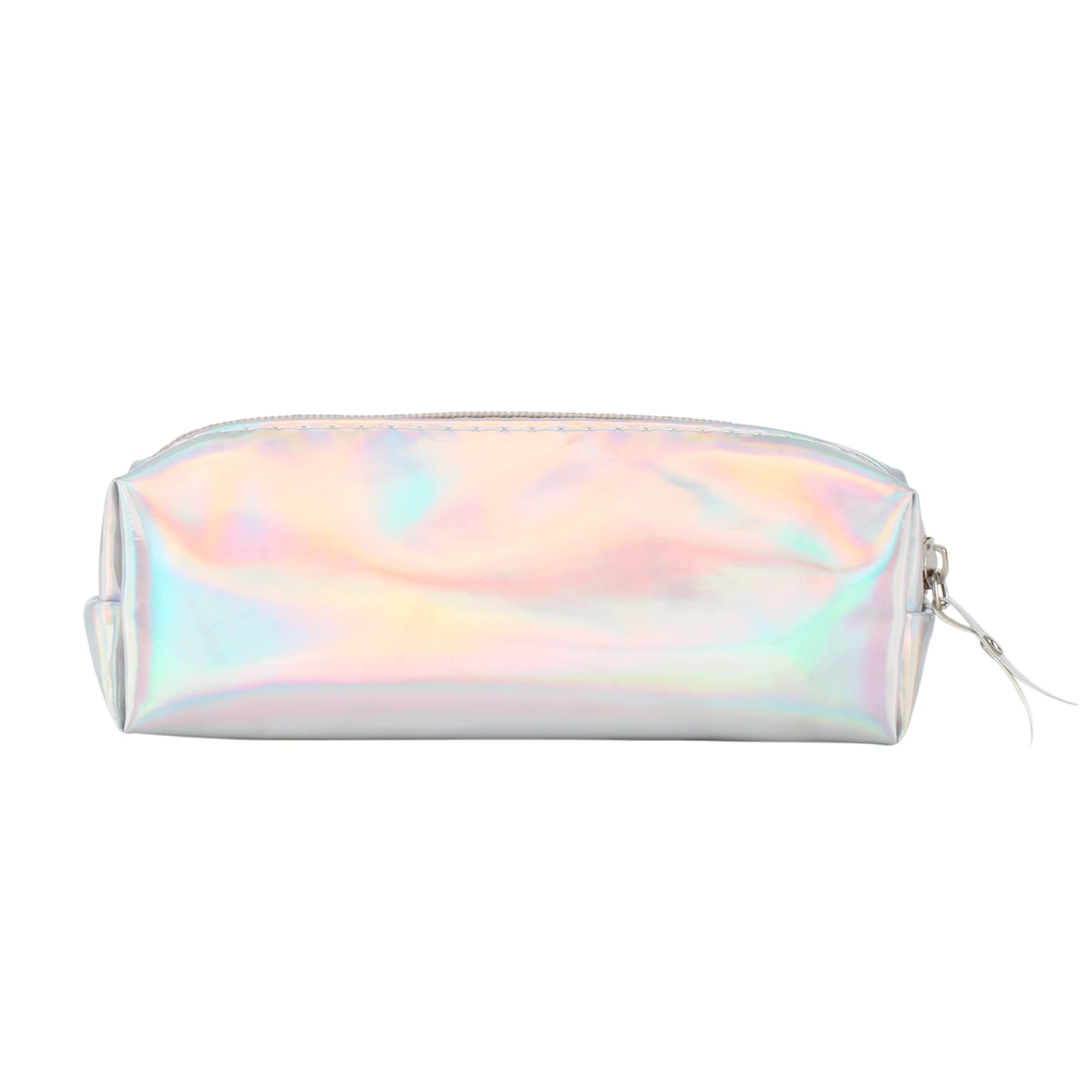 Aisa Pencil Case Holographic Zipper Pen Bags Cosmetics Bags