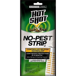 hot shot no-pest strip 2, controlled release technology kills flying and crawling insects 2.29 ounce ( value pack of 9)