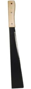 manufacturers direct 62224 ough duty corn knife, 15" lacquered high carbon steel blade, 6-1/2" l hardwood handle