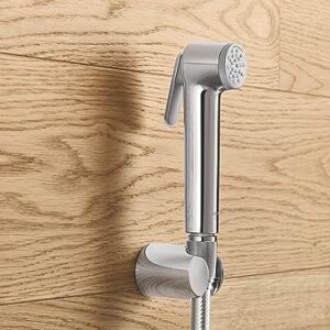 GROHE Vitalio Trigger Spray 30 - Wall Holder Set with Trigger Control Hand Shower (Hand Shower 36mm, TwistFree Shower Hose 1.25m, Wall Shower Holder 40mm), High Pressure Min. 1.0 Bar, Chrome, 26175001