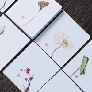 Featuring Hand-Drawn Thank You Card：8pcs Assorted Blank All-Occasion Note Cards- Flowers And Birds Series Thank You Cards