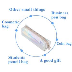 Aisa Pencil Case Holographic Zipper Pen Bags Cosmetics Bags