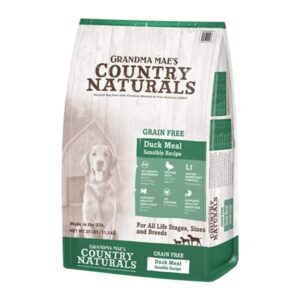 grandma mae's country naturals country naturals grain free limited ingredient dog duck 4 lb