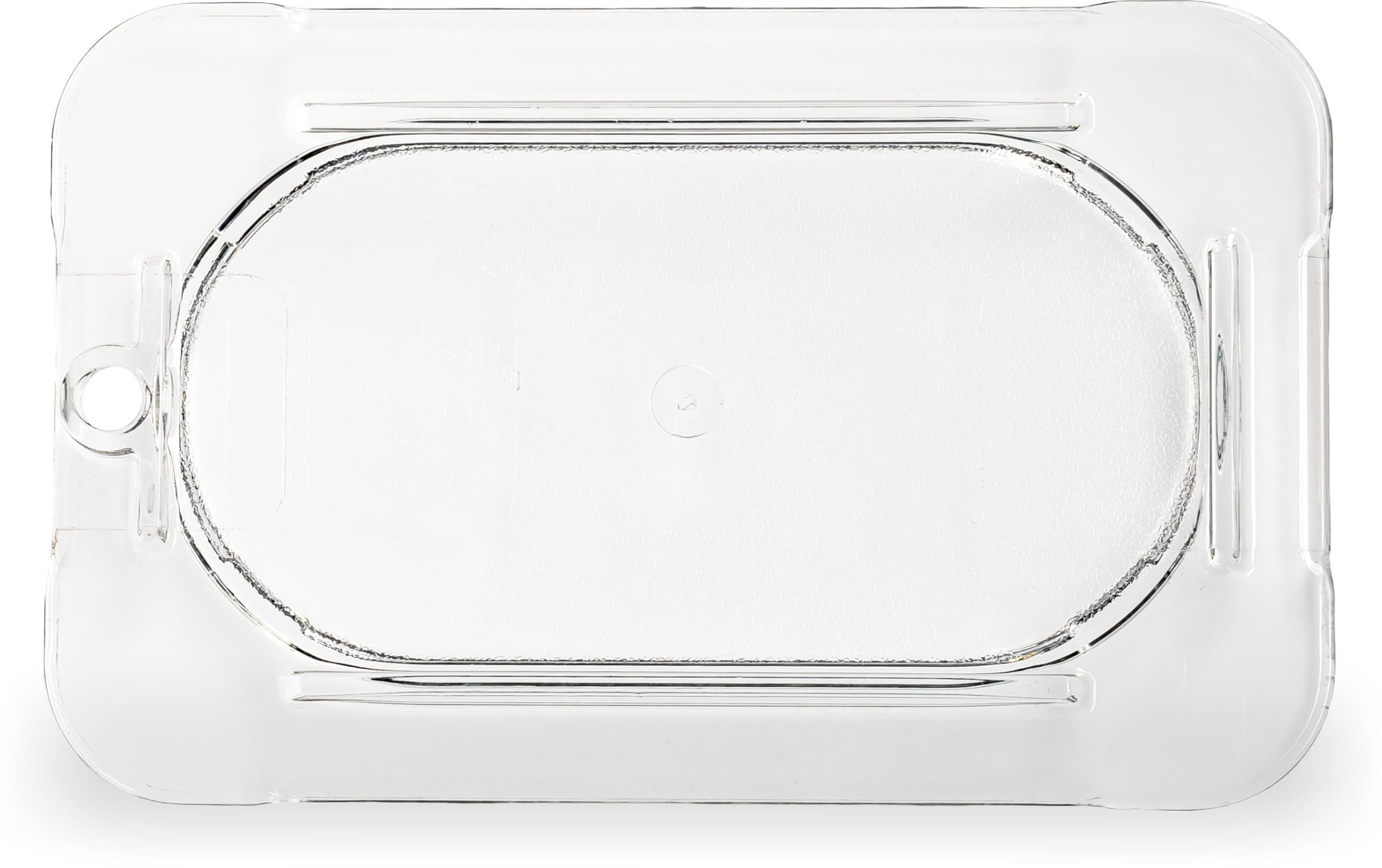 Carlisle FoodService Products 10336U07 StorPlus Ninth Size Polycarbonate Universal Flat Surface Food Pan Lid, Clear (Pack of 6)