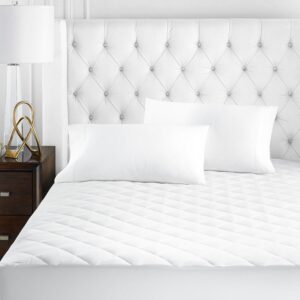 Beckham Hotel Collection Luxury Microfiber Mattress Pad - Quilted, Hypoallergenic, and Water-Resistant - Twin XL