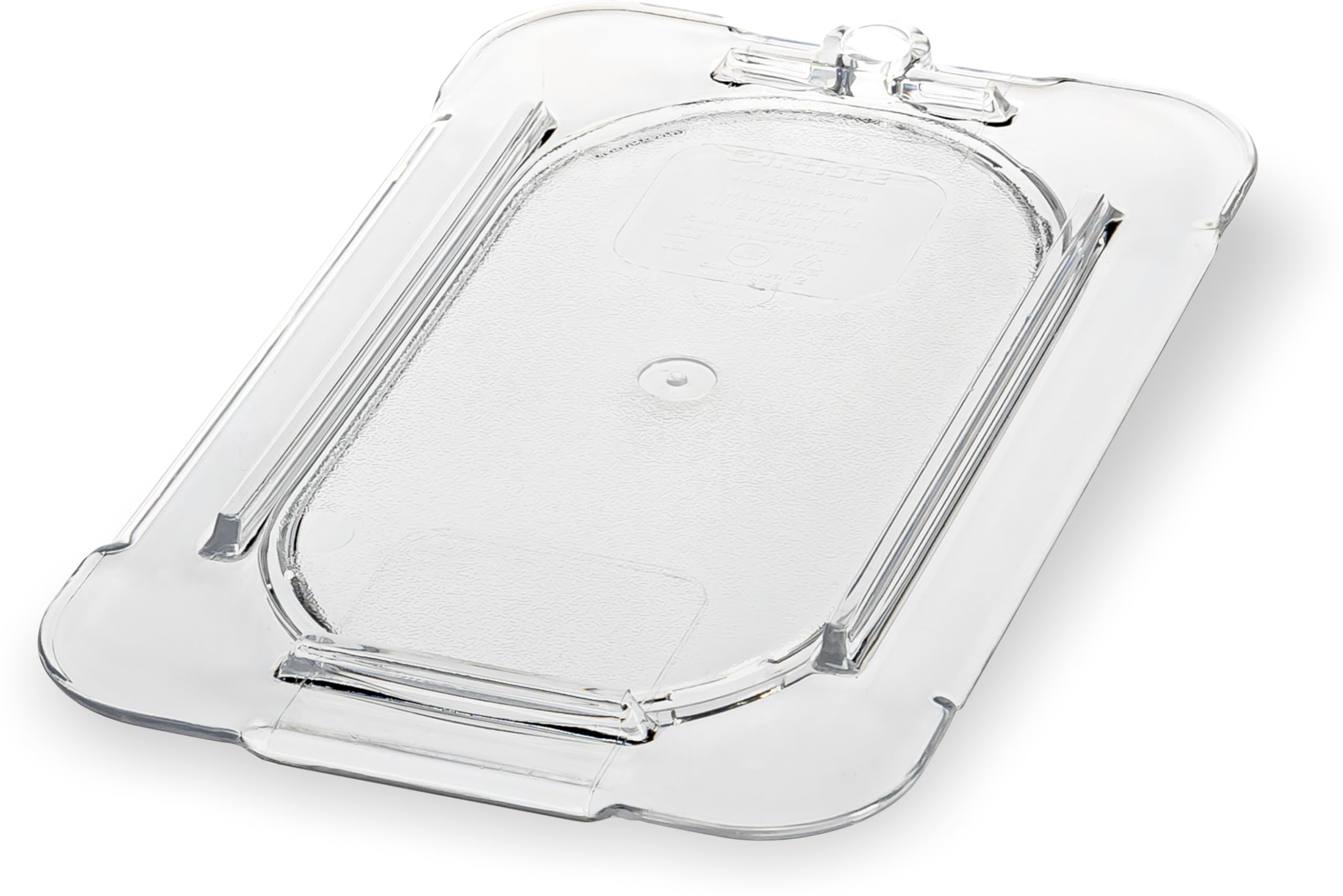 Carlisle FoodService Products 10336U07 StorPlus Ninth Size Polycarbonate Universal Flat Surface Food Pan Lid, Clear (Pack of 6)