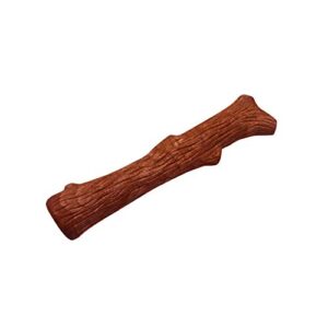 petstages dogwood wood alternative dog chew toy, mesquite, medium