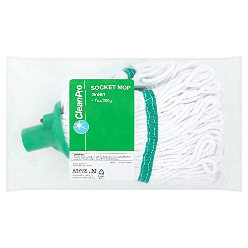 Clean Pro Socket Mop Replacement Head Green 200g