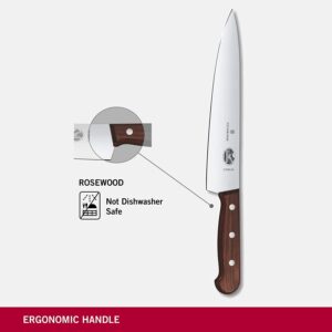 Victorinox Carving Set - Kitchen Knife Set for Home Essentials - Includes 2 Cooking Knives - Perfect for Cutting Fruit, Vegetables & Meat - Wooden Handle, 2-Piece Set