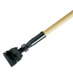 hubert wood mop handle for dust mop steel frame - 60"l