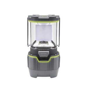 core 1000 lumen cree led rechargeable camping emergency lantern, lithium ion batteries, charges cell phones (1-pack)