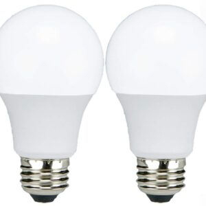 TCP L9A19N1027K4 LED 60 Watt Equivalent Light Bulbs, A19 Shape, Soft White, 4 Count