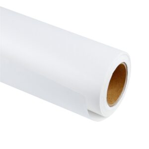 ruspepa white kraft paper roll - 48 inches x 100 feet - recyclable paper perfect for wrapping, craft, packing, floor covering, dunnage, parcel, table runner