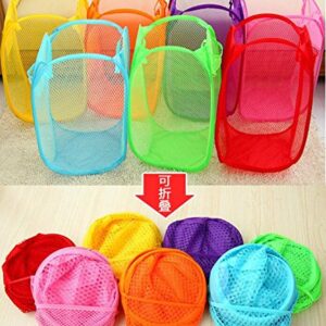 Magik 3 Pack Pop Up Folable Laundry Basket Mesh Hamper Washing Clothes Bag Storage Bin