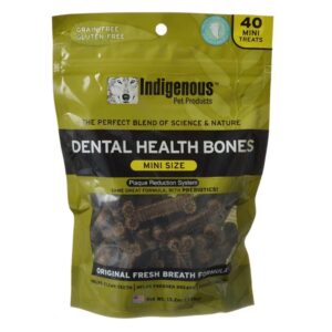 indigenous pet products pgb 13. 2oz mini fresh dental bones