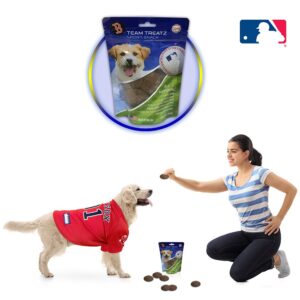 Mlb Boston Red Sox Dog Treats. Delicious Baseball Shaped Cookies For Dogs & Cats. Best Dog Rewards. Natural & Healthy Dental Dog Snack.