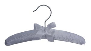 little things mean a lot children's 10" padded hangers - white metal hook 1pk