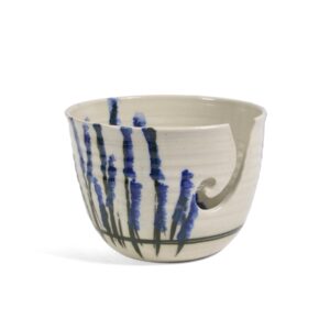 holman pottery wildflower yarn bowl